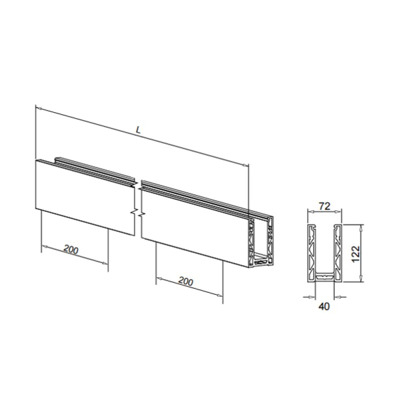 Adjustable Aluminum Channel Floor
