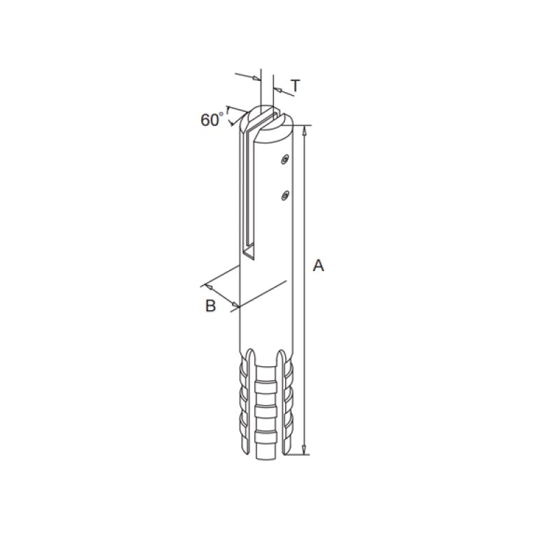 Round Core Drilled Spigot