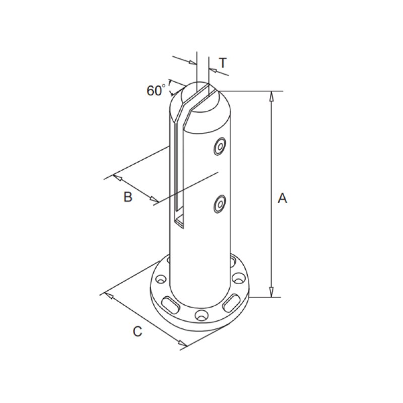 Round Spigot With Plate