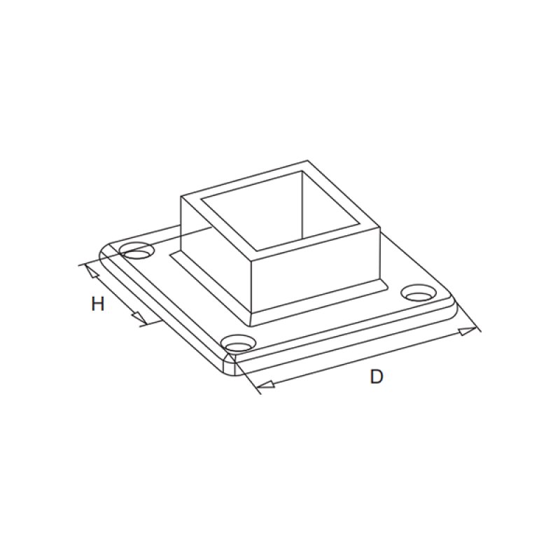 Square Base Plate/Flange