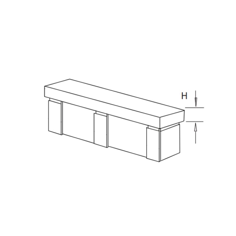 End Cap For Rectangular Tube