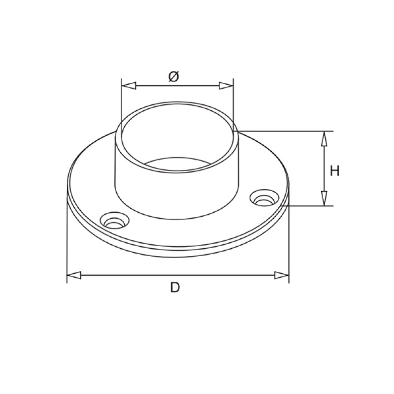 Round Base Plate/Flange