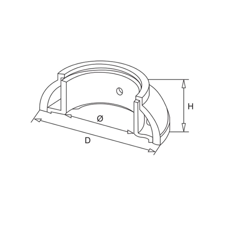 Round Base Plate With Cover